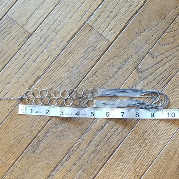 Jewelry | Silver Liquid Chain Waterfall Necklace | Poshmark